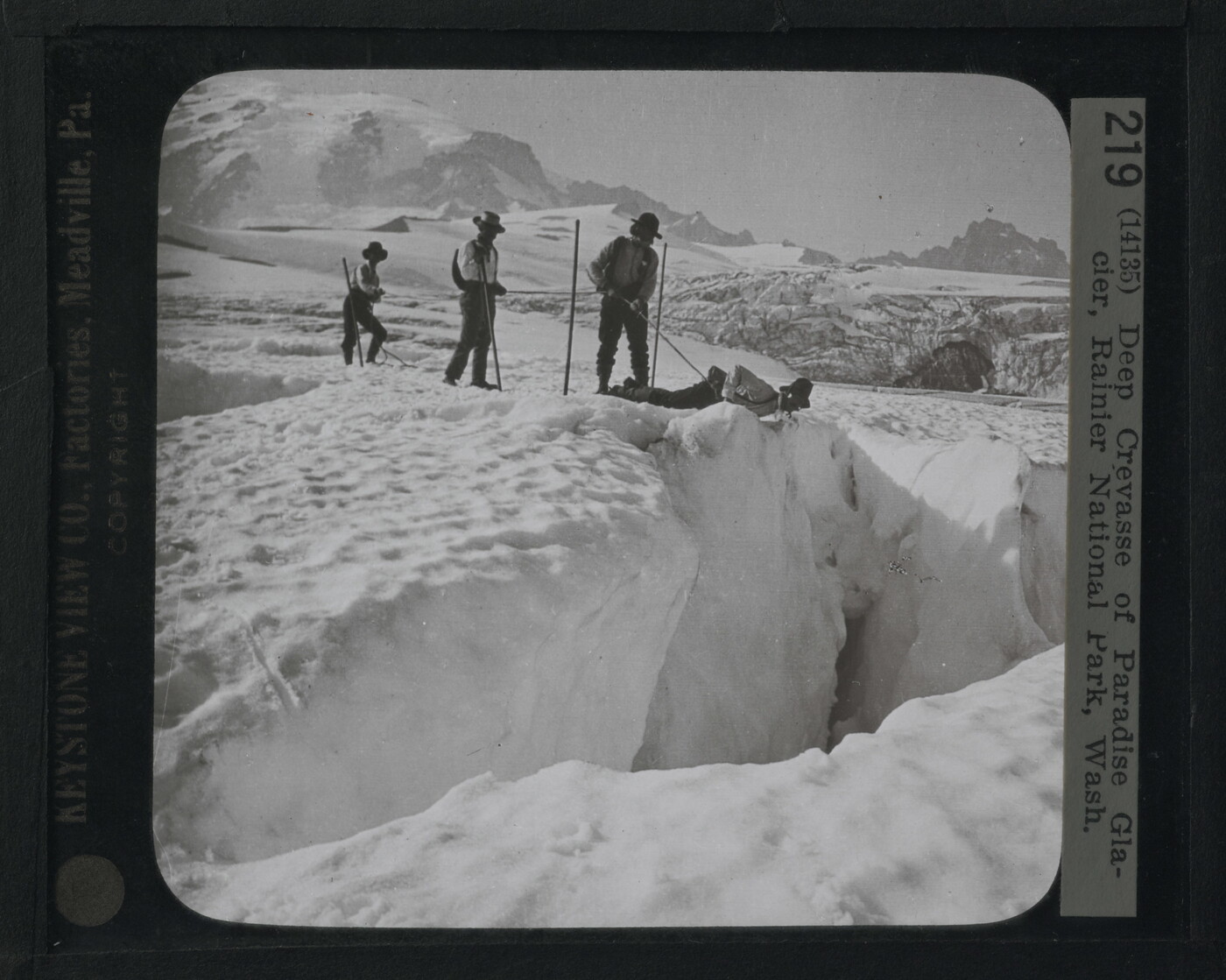 Deep Crevasse of Paradise Glacier, Rainier National Park, Wash. | Amon ...