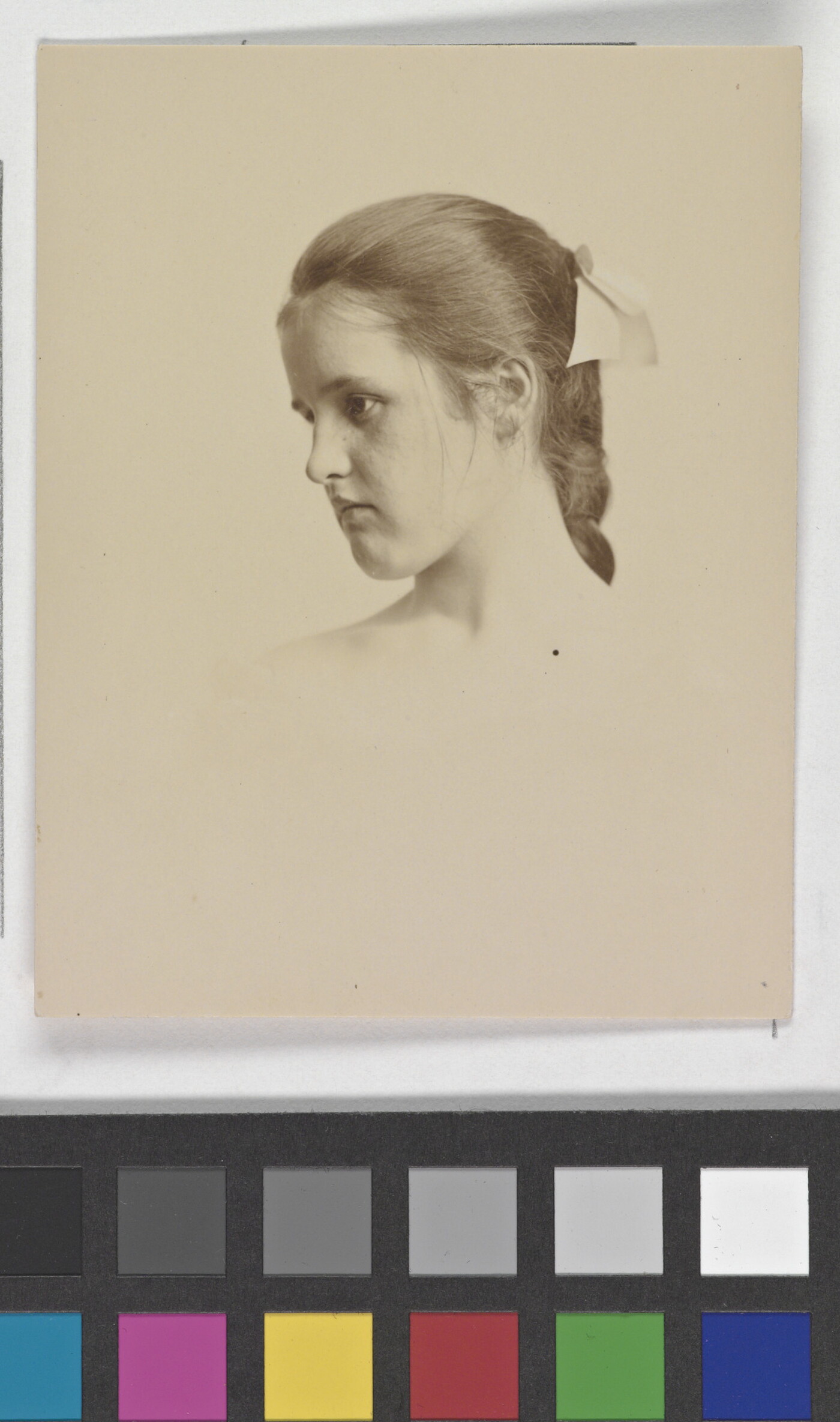 [Profile portrait of Clara Sipprell as a girl] | Amon Carter Museum of ...