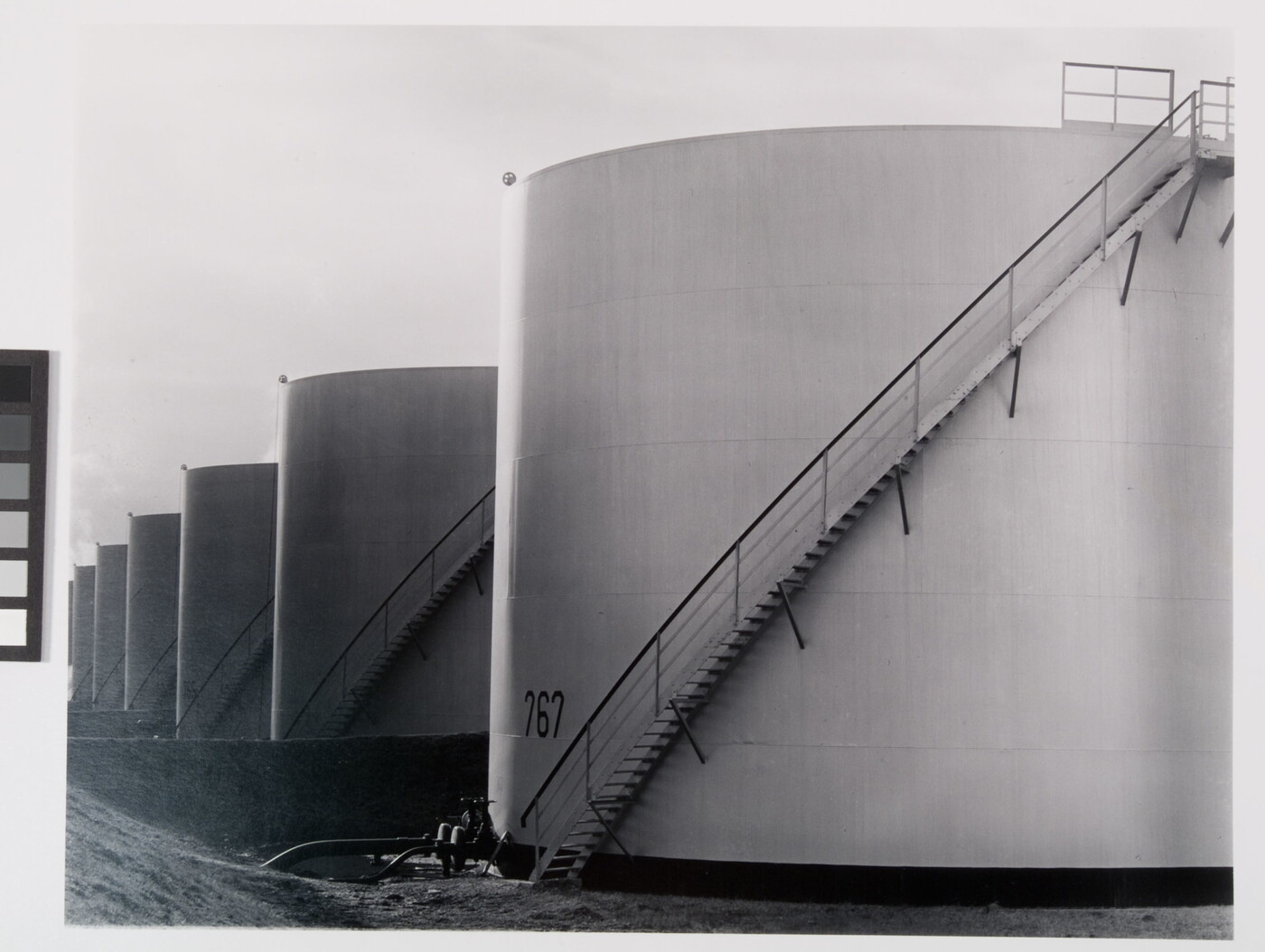 Naphtha Storage Tank Battery across Road from Catalytic Light End Units ...