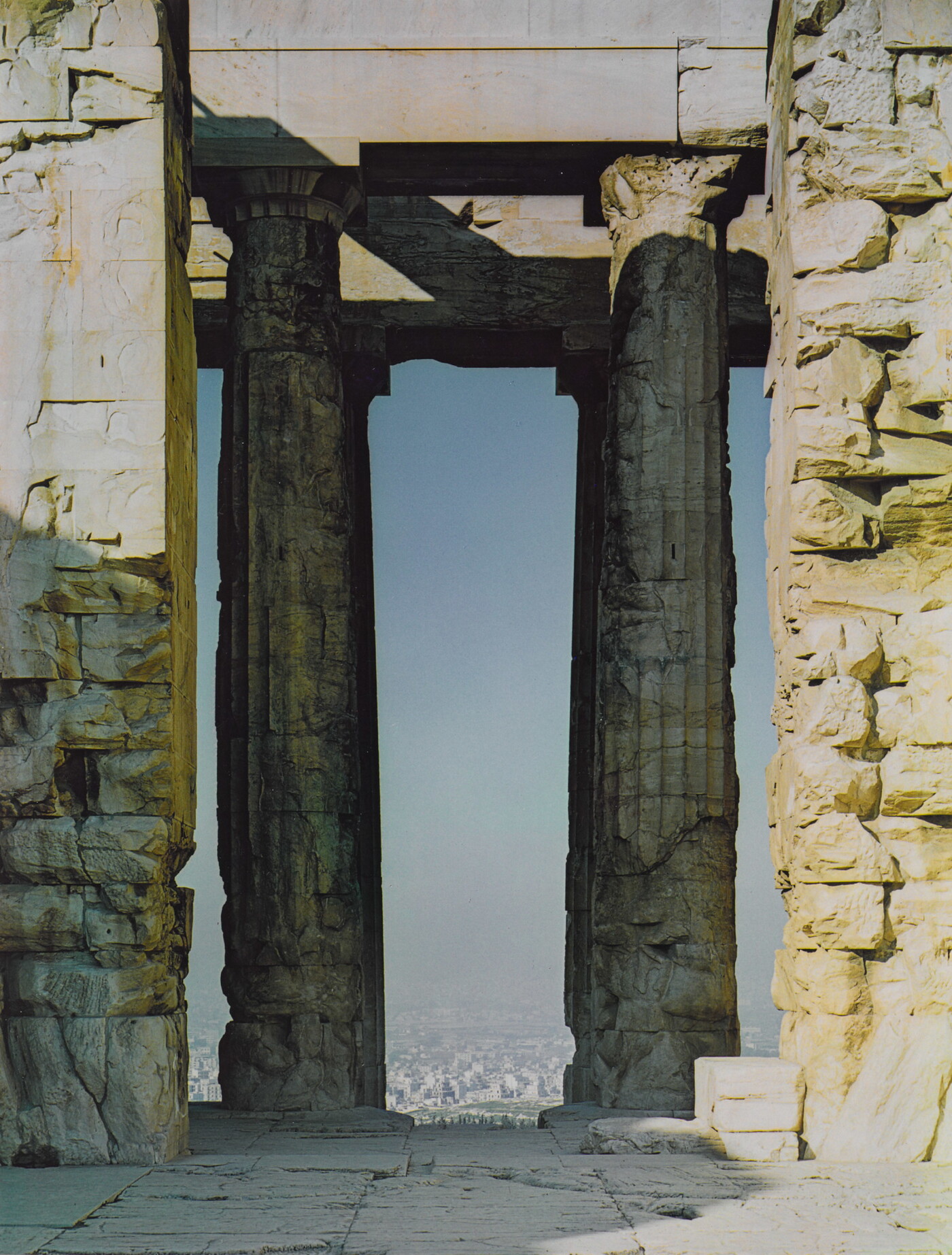 Columns of Parthenon, Acropolis, Athens, Greece, March 6, 1970 | Amon ...