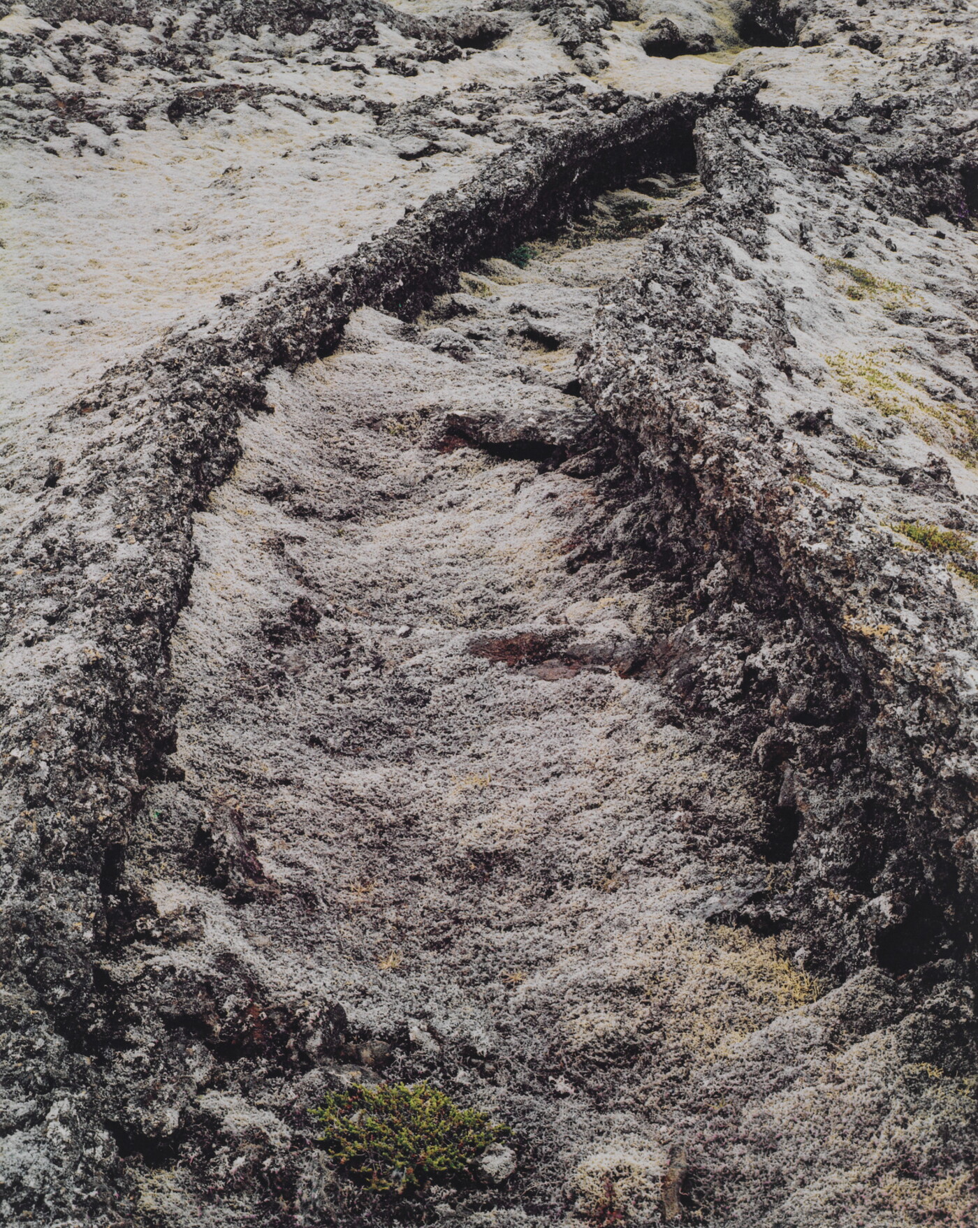 Collapsed Lava Tube, Hnappadalur, Snaefellsnes, Iceland, July 11, 1972 ...
