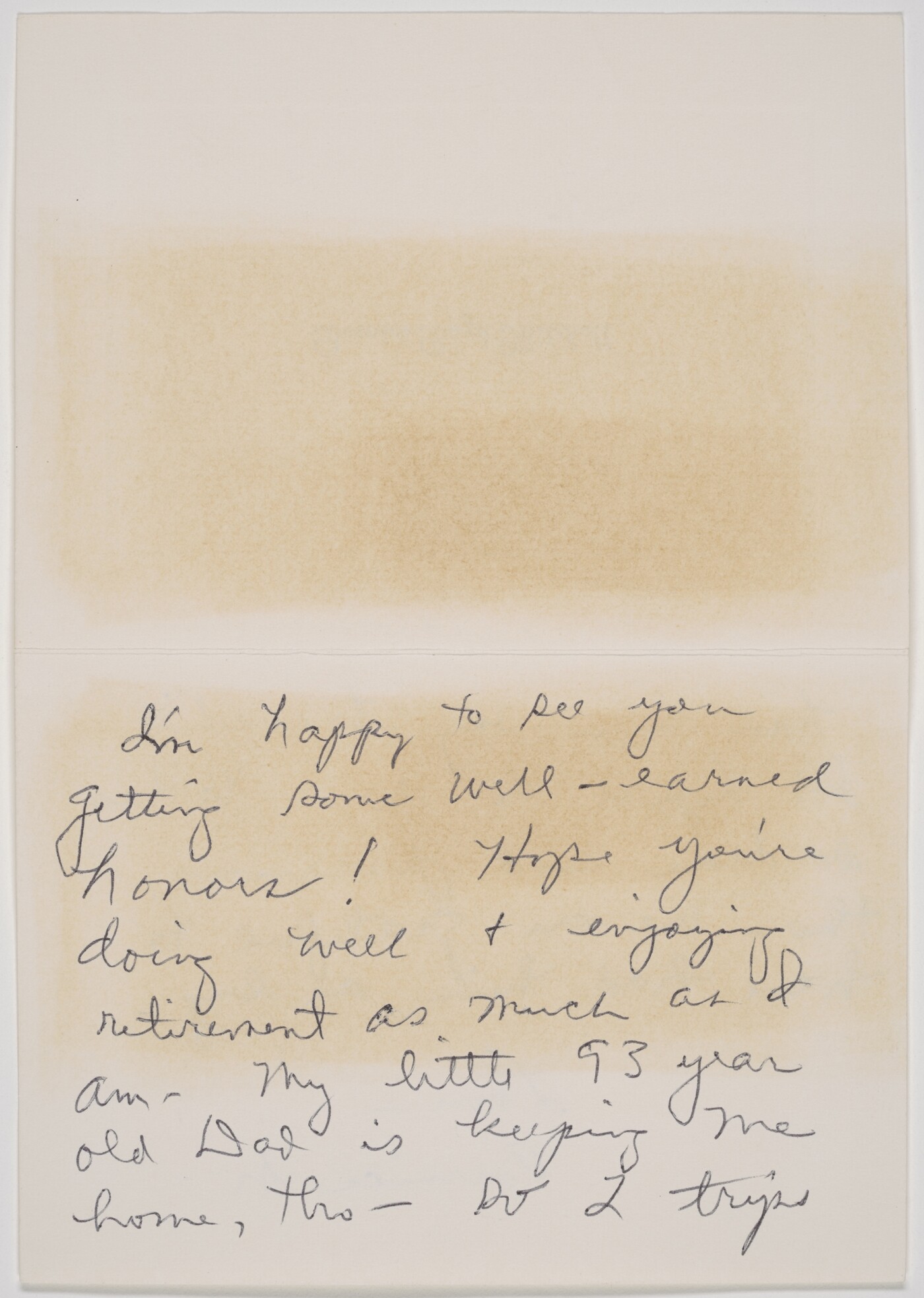 Bernice Boyd Mitchell to Carlotta Corpron. n.d.. | Amon Carter Museum ...