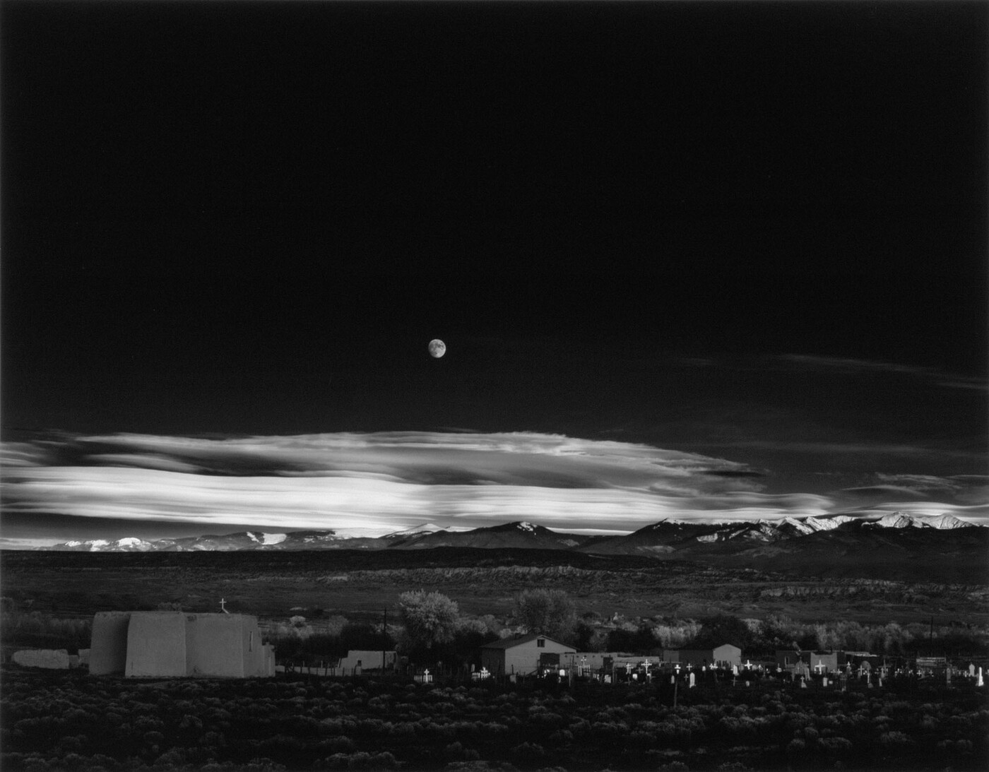 Moonrise over Hernandez, New Mexico | Amon Carter Museum of American Art