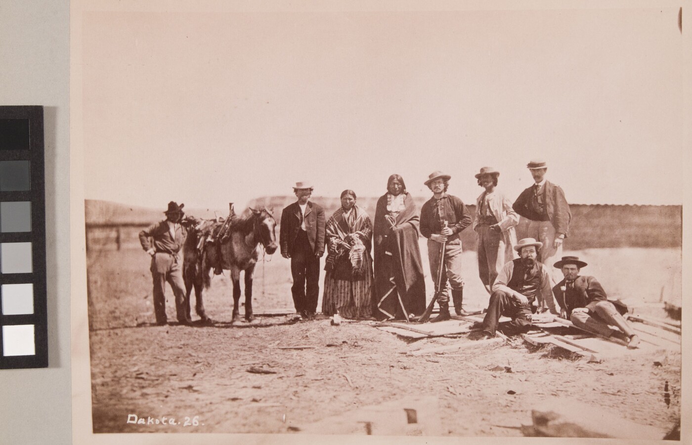 Unidentified man, Peter Richard Renshaw, Mrs. Peter Richard [?], four ...