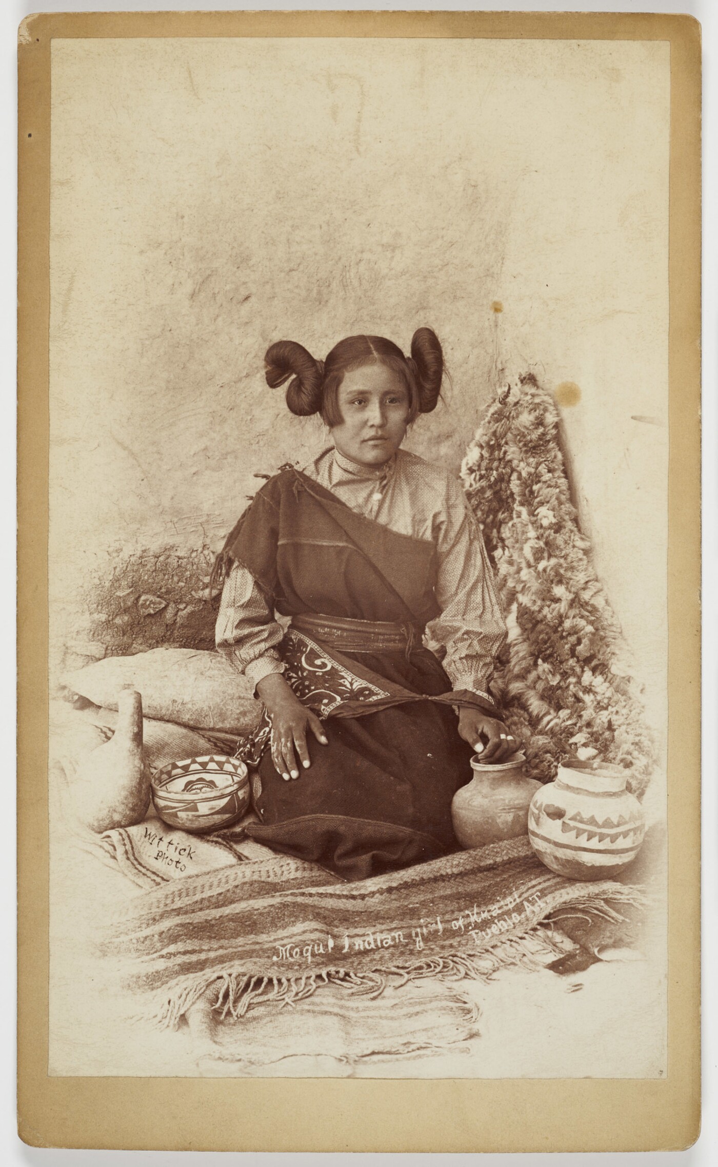 Moqui Indian girl of Qualpi Pueblo, A.T. | Amon Carter Museum of ...