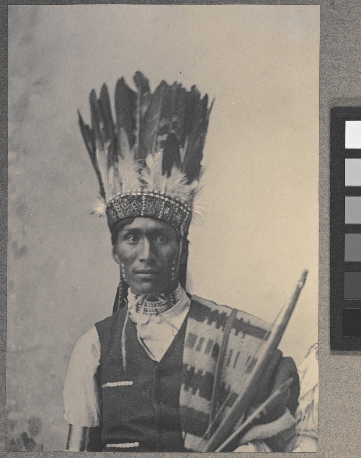 [Portrait of Apache man with headdress] | Amon Carter Museum of ...