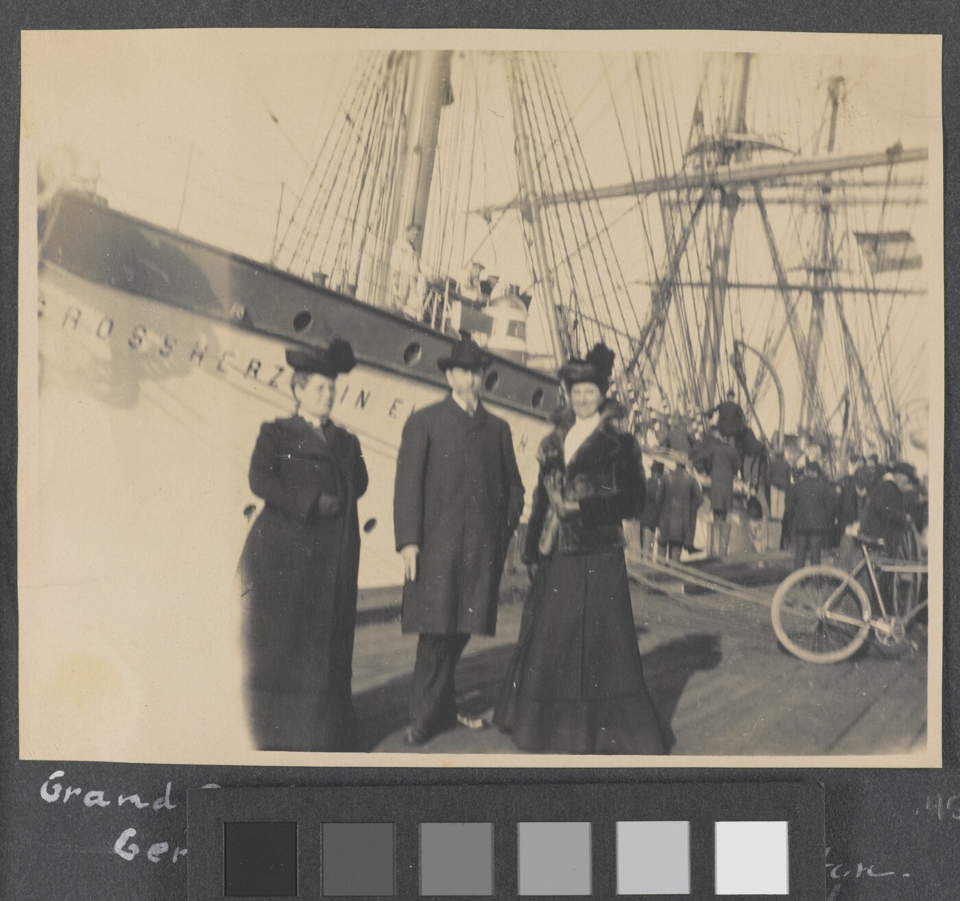Grand Duchess Elizabeth. German Training Ship. Galveston Jan 1904 ...