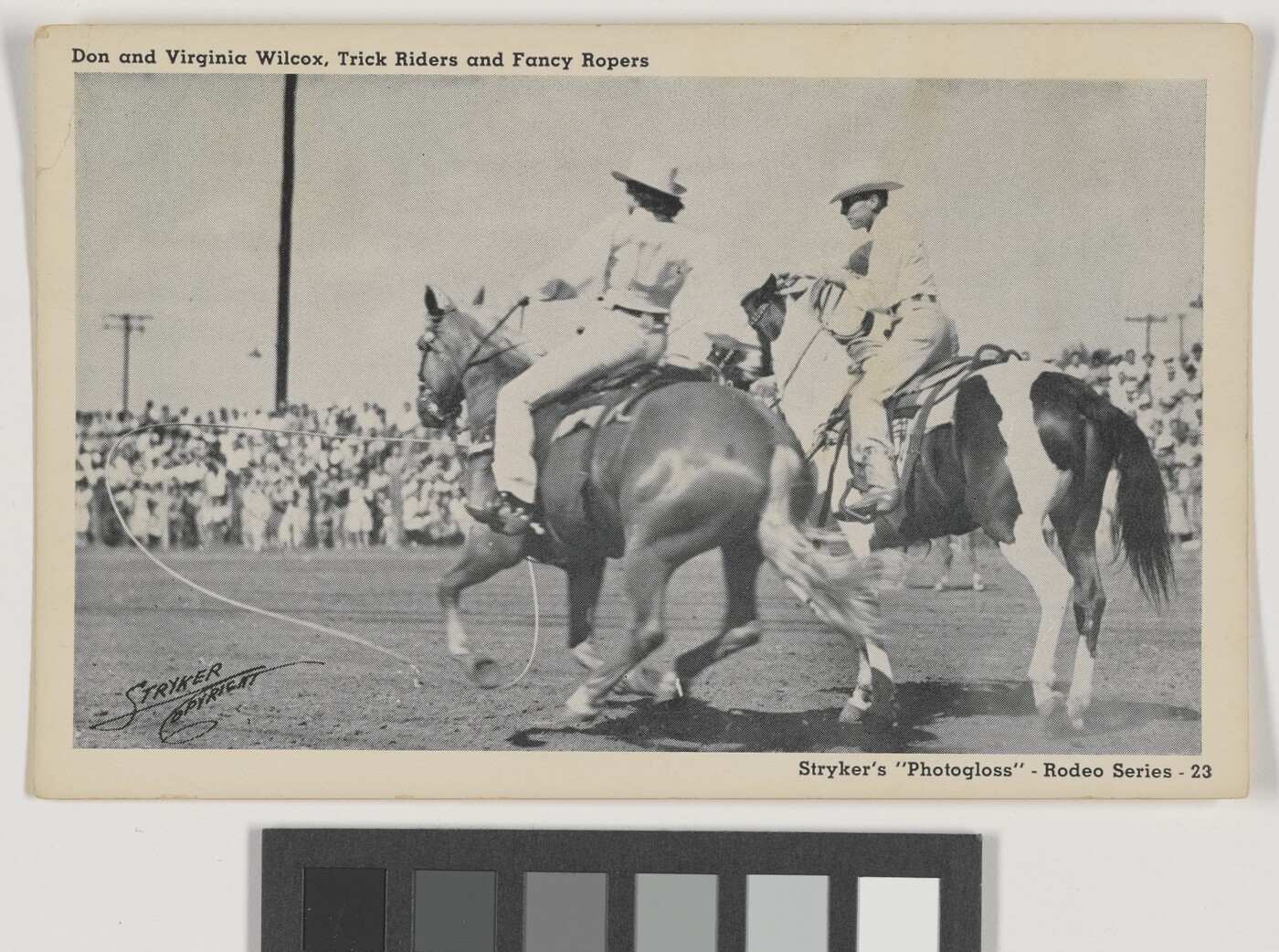 Don and Virginia Wilcox, Trick Riders and Fancy Ropers | Amon Carter ...