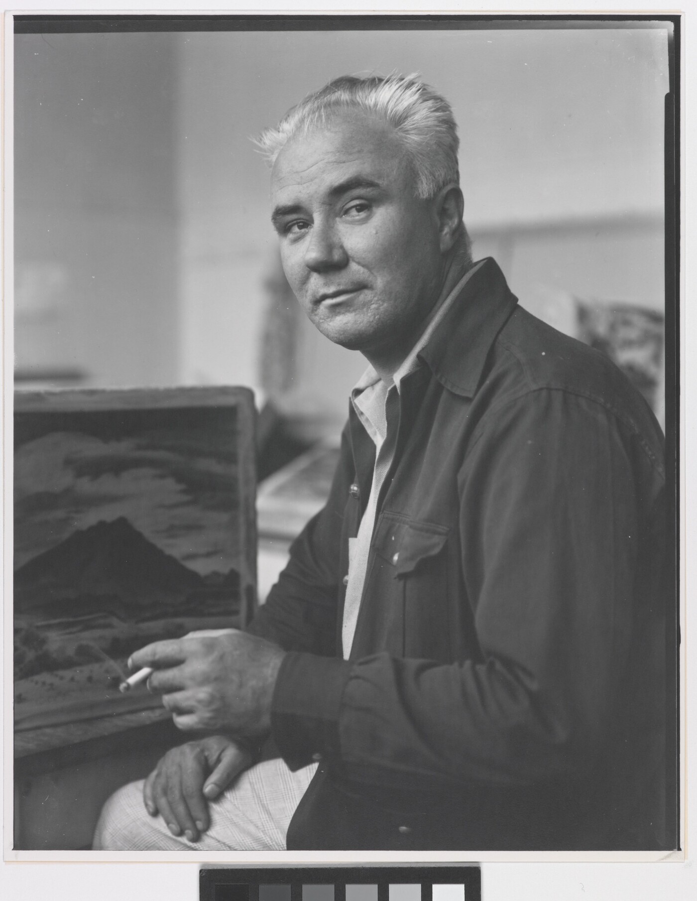 [Adolf Dehn in his studio] | Amon Carter Museum of American Art