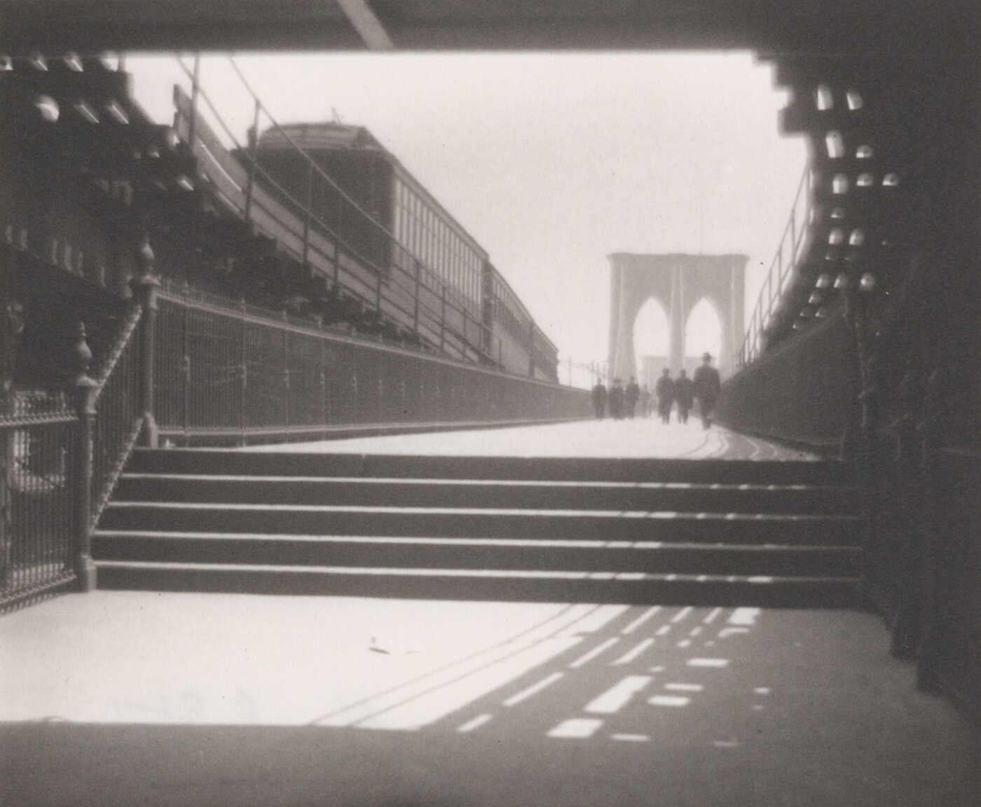 Vanishing Point II: Brooklyn Bridge from New York Side | Amon Carter ...