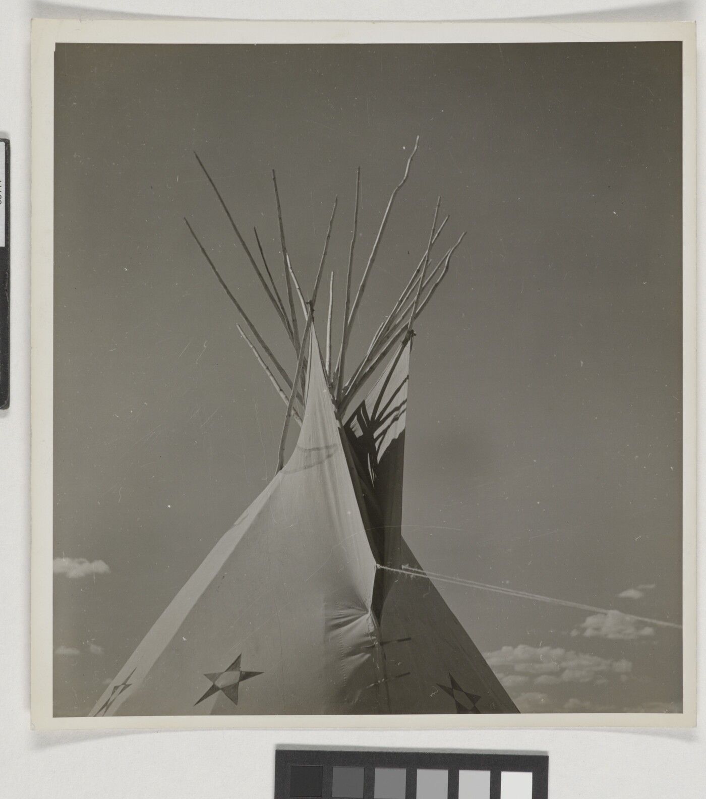 [Detail of Crow tribe tipi, Montana] | Amon Carter Museum of American Art