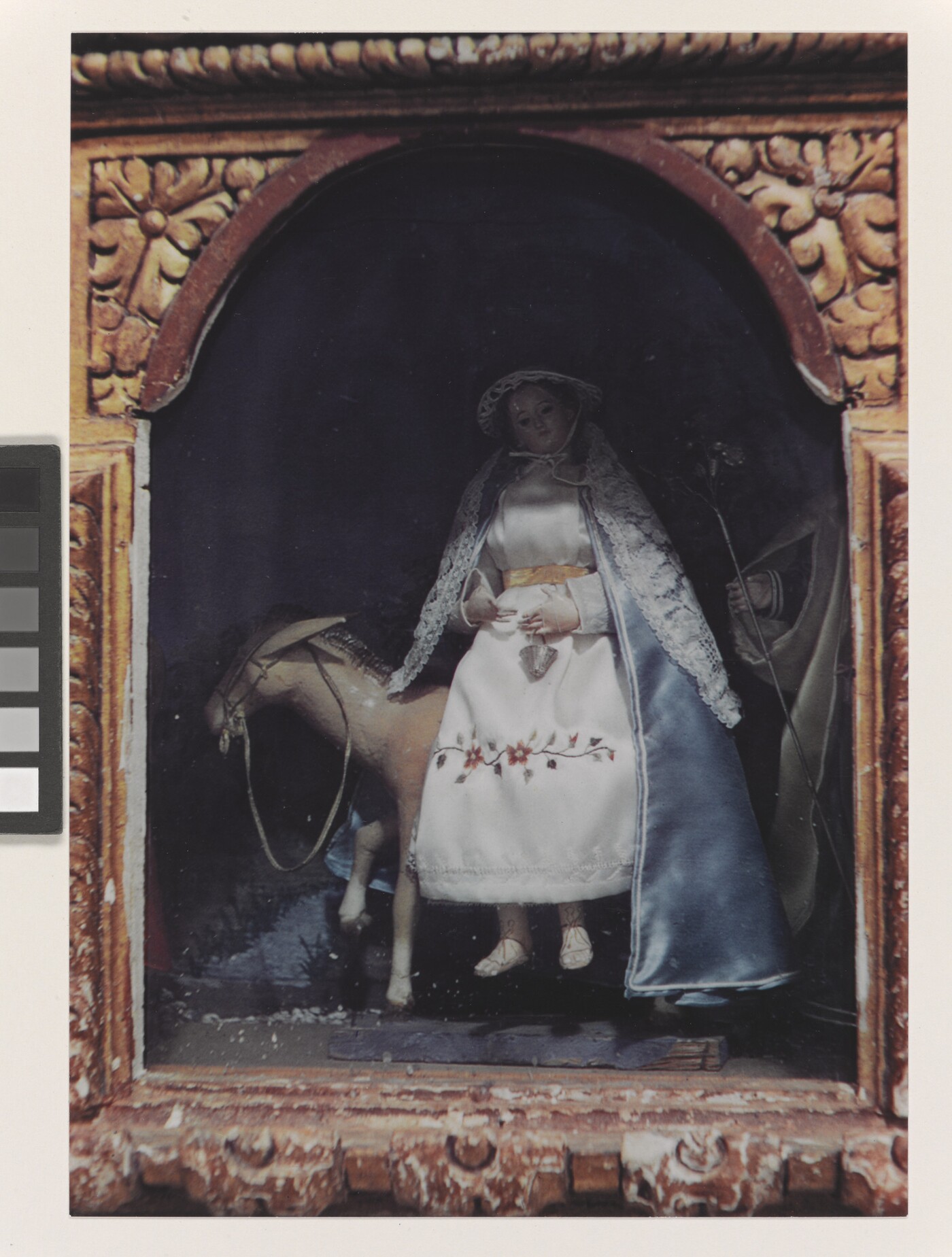 Mary and Joseph in Altar Screen Niche, Huejotzingo, Puebla, Mexico ...