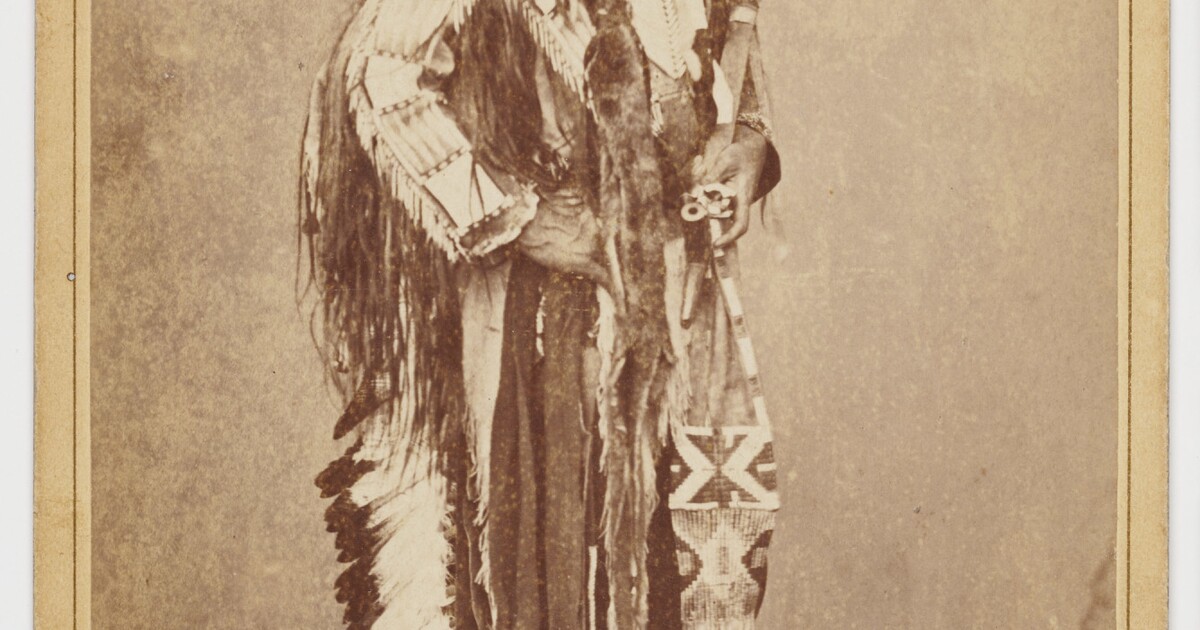 Touch-the-Clouds, A Chief In Full Regalia | Amon Carter Museum of ...