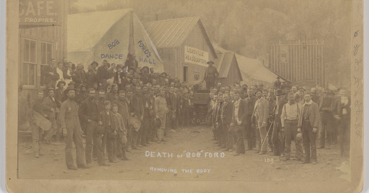 Death of Bob Ford, Removing the Body | Amon Carter Museum of American Art